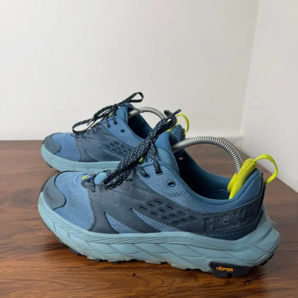 Hoka One One | Shoes | Hoka Anacapa Breeze Low Blue Hiking Trail ...